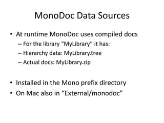 Using monodoc | PPT