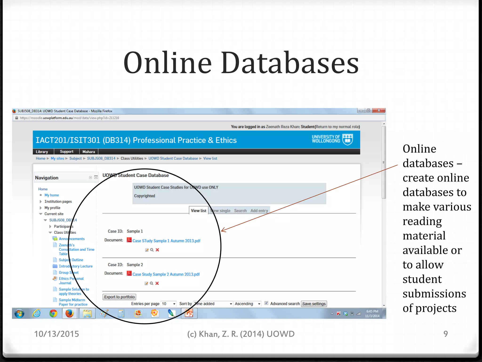 Using moodle presentation by zeenath rk | PDF