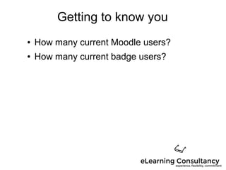 Using moodle badges | PPT