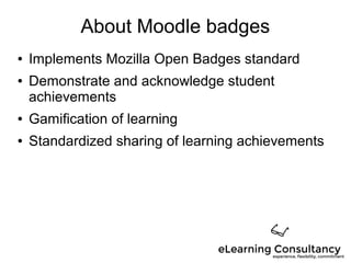 Using moodle badges | PPT