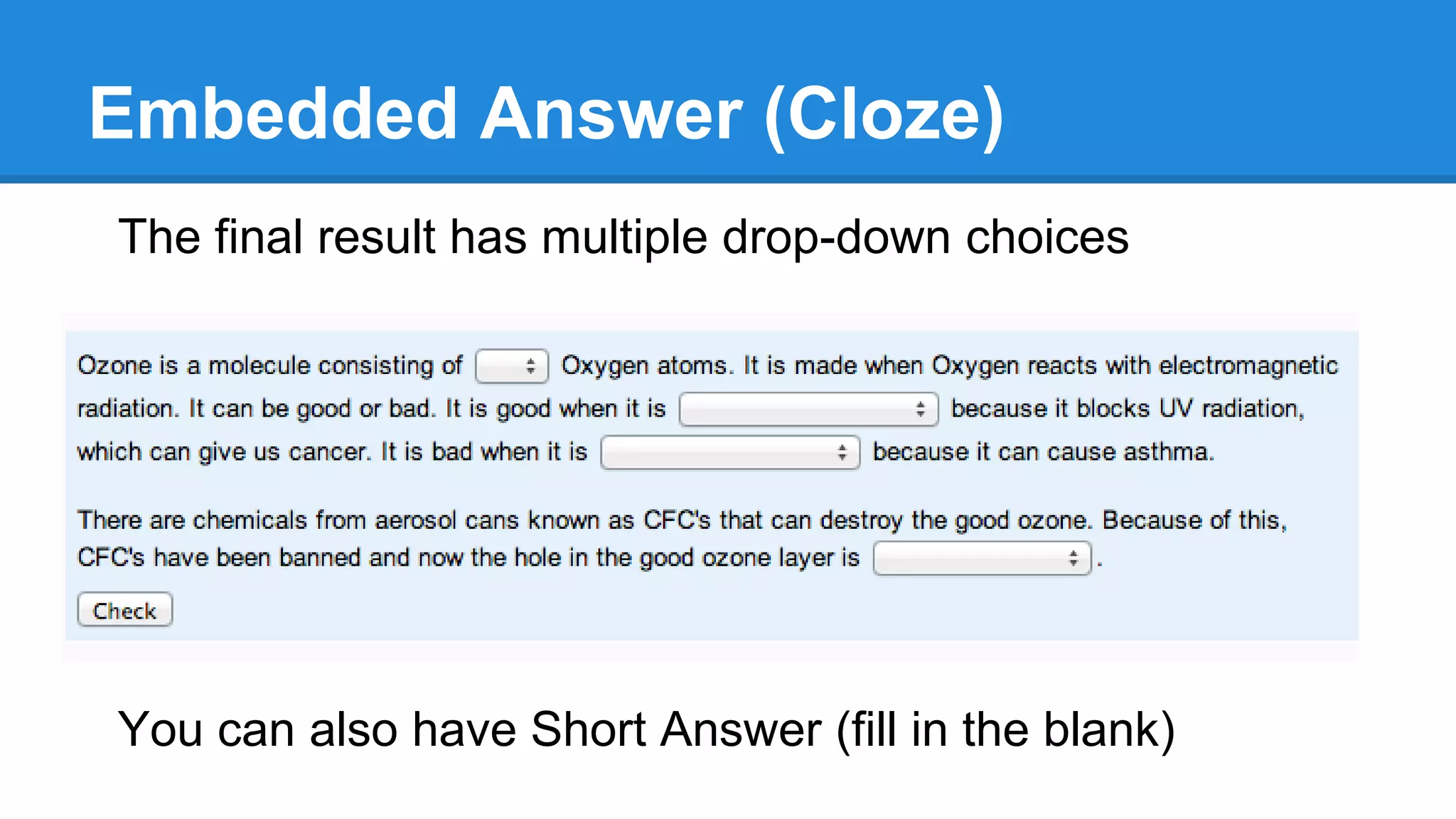 Using Moodle Quizzes | PPT