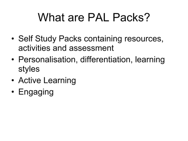 Using moodle to_create_pal_packs | PPT