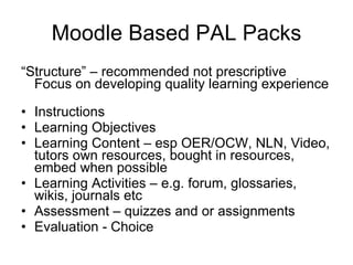 Using moodle to_create_pal_packs | PPT