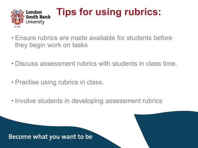 Using rubrics in moodle to manage assessment | PPTX | Educational Assessment | Education