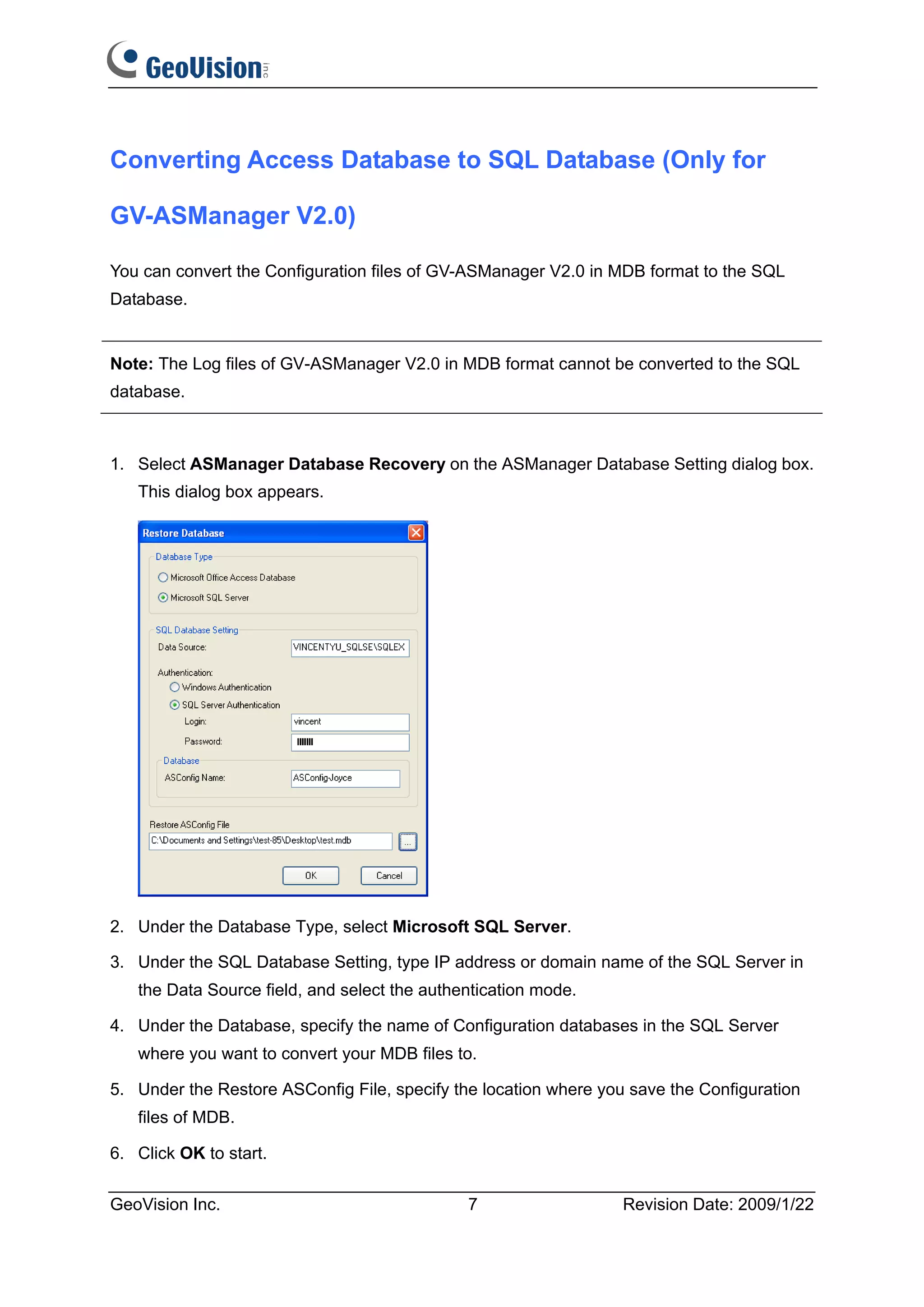 GeoVision : Access Control Solutions : Knowledge : AS Manager using ...