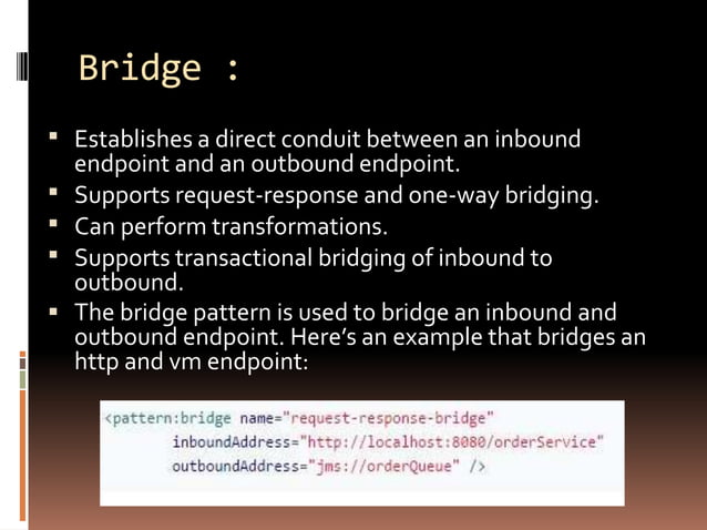 Using mule configuration patterns | PPTX | Web Design and HTML | Internet
