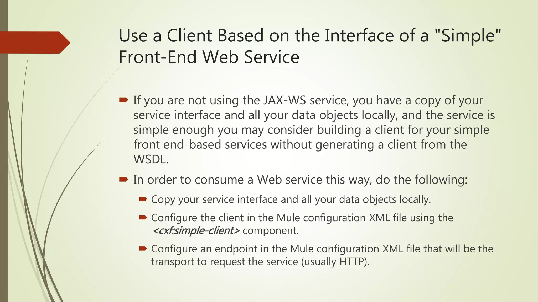 Using mule with web services | PPTX | Web Development | Internet