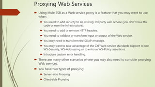 Using mule with web services | PPTX | Web Development | Internet