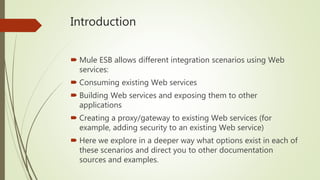 Using mule with web services | PPTX | Web Development | Internet