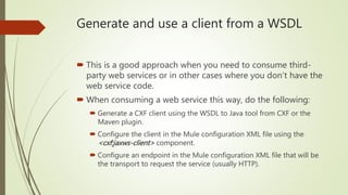 Using mule with web services | PPTX | Web Development | Internet