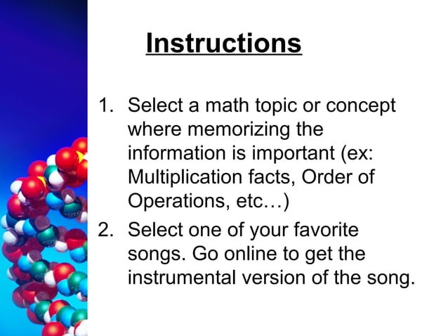 Using music to teach math concepts | PPT