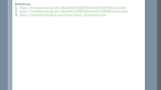 Using mvvm inside mvc in domain driven design | PPT Using mvvm inside mvc in domain driven design | PPT