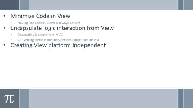Using mvvm inside mvc in domain driven design | PPT Using mvvm inside mvc in domain driven design | PPT