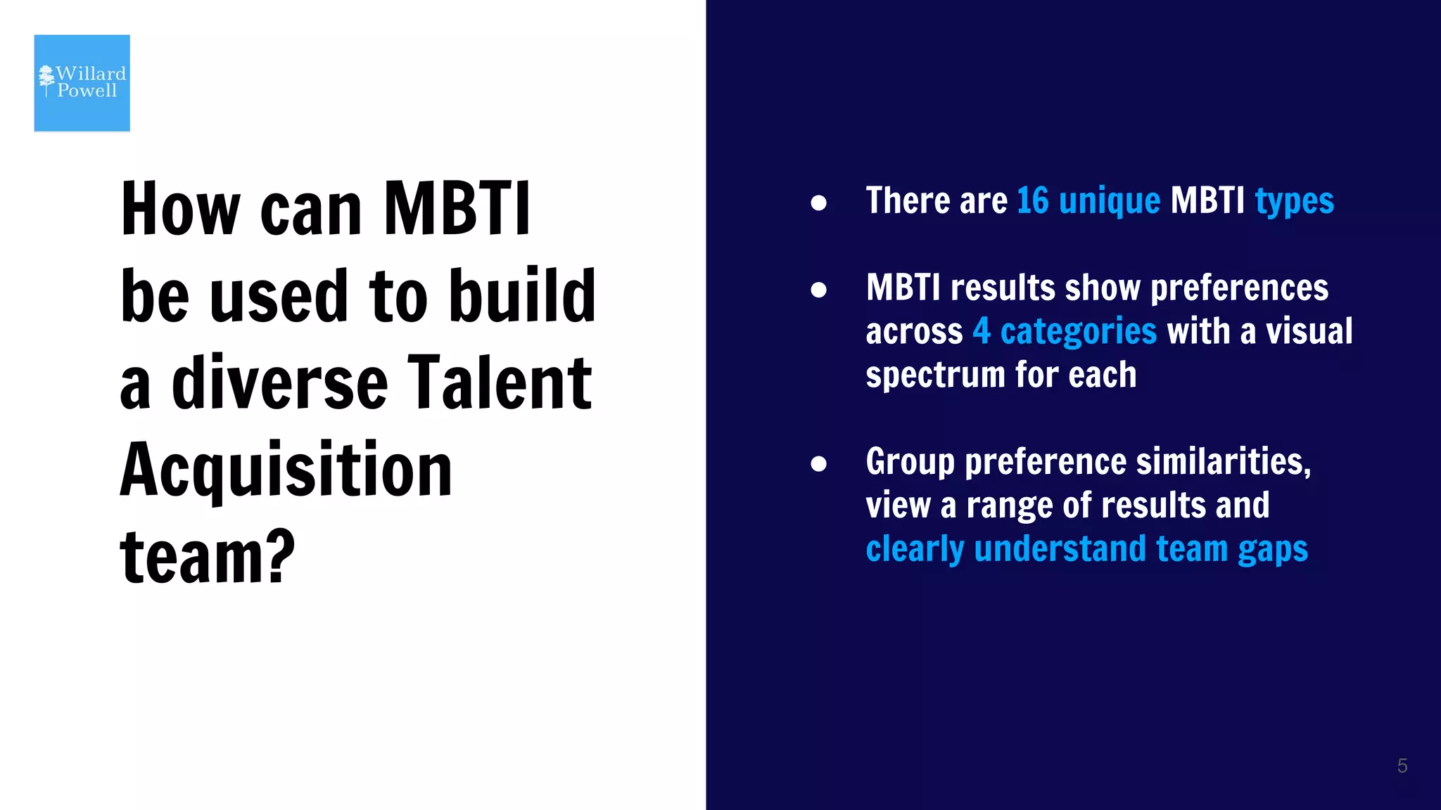Using myers briggs type indicator (mbti) to build and manage talent ...