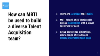 Using myers briggs type indicator (mbti) to build and manage talent ...