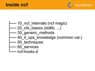Using ncf building blocks to help writing CFEngine policies | PPT