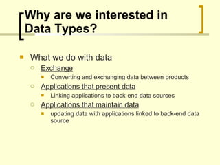 Using New Data Types In2008 | PPT