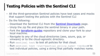 Using new sentinel features in terraform cloud | PPT