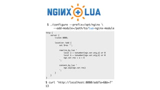 Using ngx_lua in upyun 2 | PPT