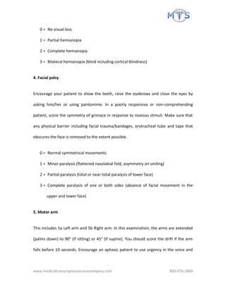 Using NIH Stroke Scale and Accurate Documentation for Better Patient ...