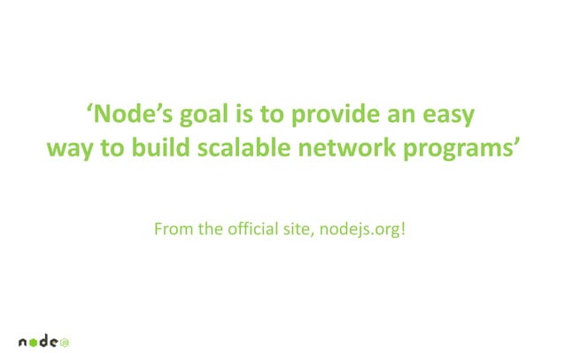 Using NodeJS for Real-Time Web | PPT