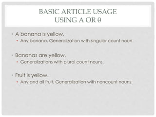 Using nouns, adjectives and articles. | PPTX | Gardening | Home & Garden