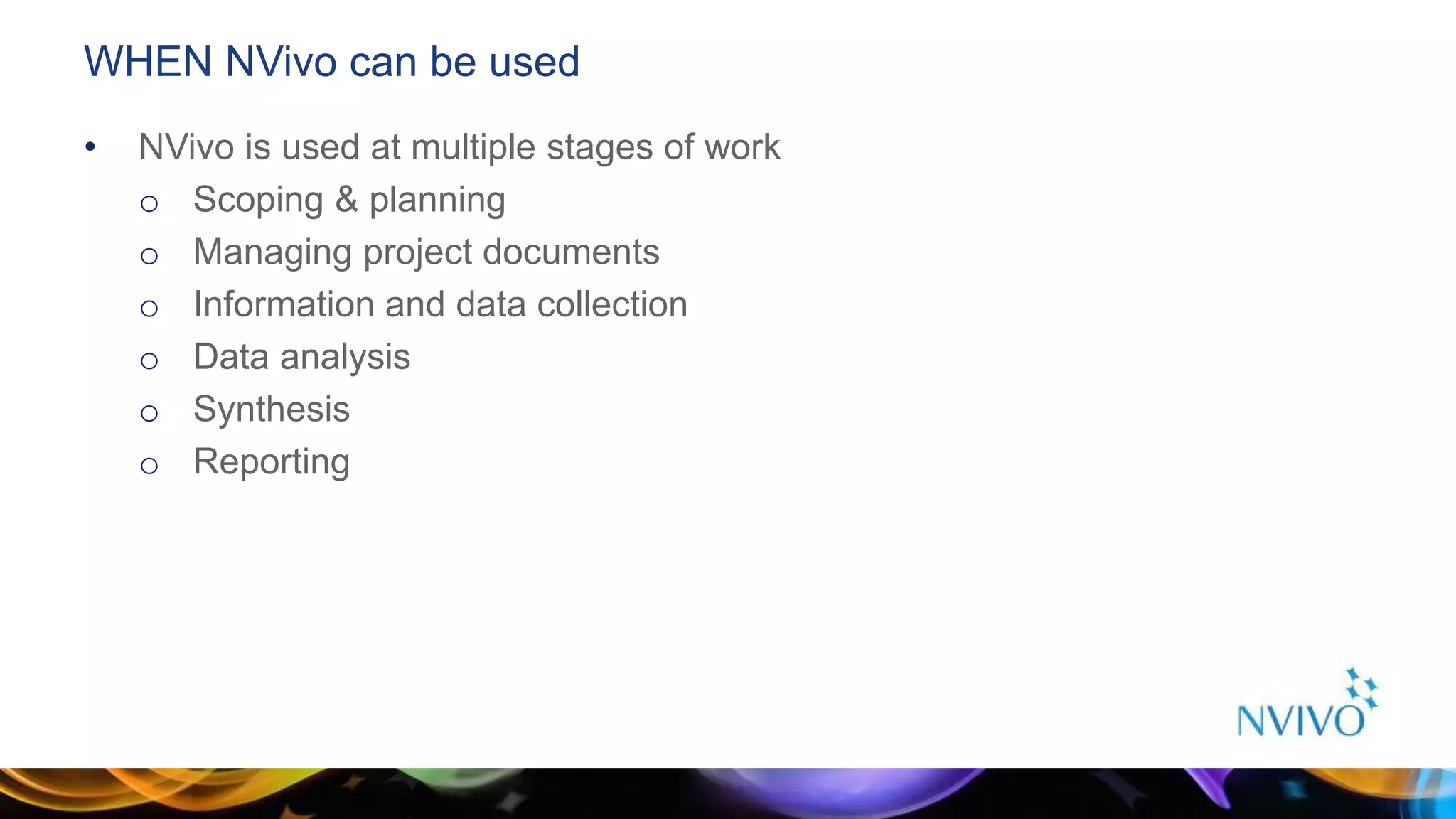 Using NVivo in Healthcare - Steps for a More Effective Strategy | PPT