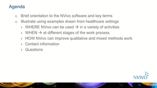 Using NVivo in Healthcare - Steps for a More Effective Strategy | PPT