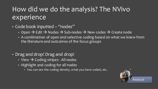 Have nvivo 12 print with the coded stripes - lanetafuture