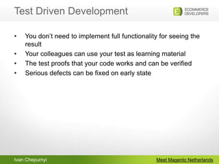 Using of TDD practices for Magento | PPT