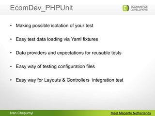 Using of TDD practices for Magento | PPT