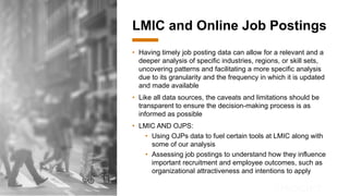 Using Online job postings and survey data to understand labour market ...