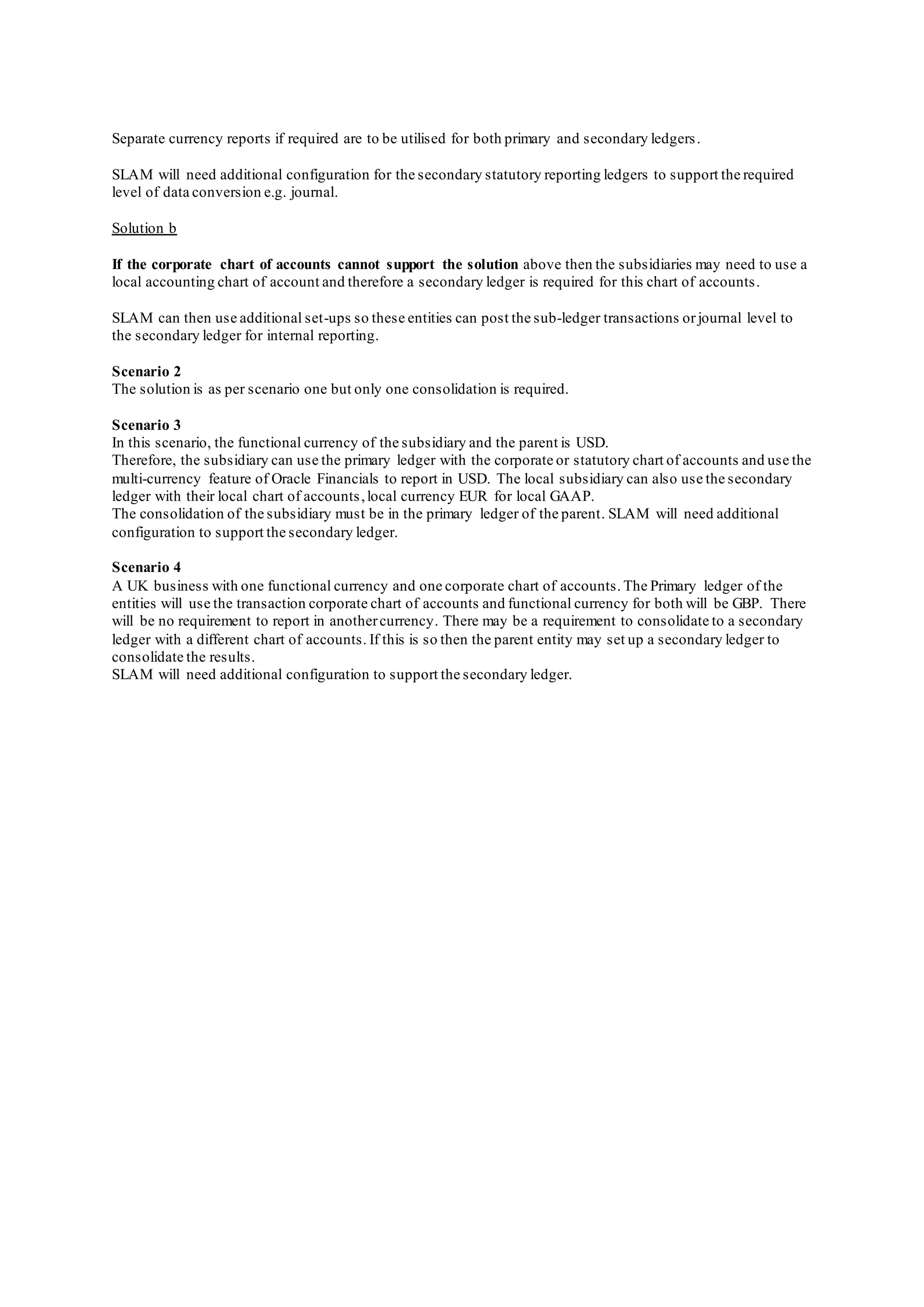 Using oracle r12 slam with secondary ledgers | DOCX