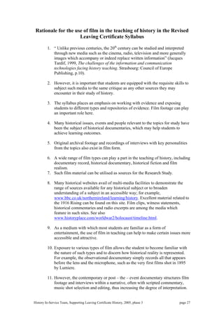 Using oral evidence & film | PDF