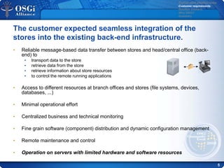 Using OSGi Technology for Retail Stores - Stefan Fassmann, IBM | PDF