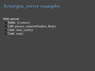 Using OTP and gen_server Effectively | PDF
