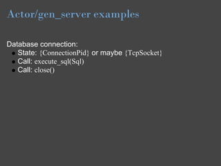 Using OTP and gen_server Effectively | PDF