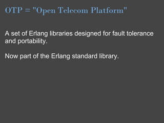 Using OTP and gen_server Effectively | PDF