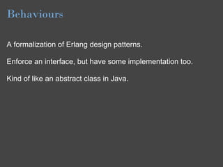 Using OTP and gen_server Effectively | PDF