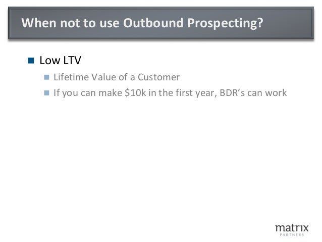 Reaching Your Highest Potential Customers - Outbound Prospecting - For ...