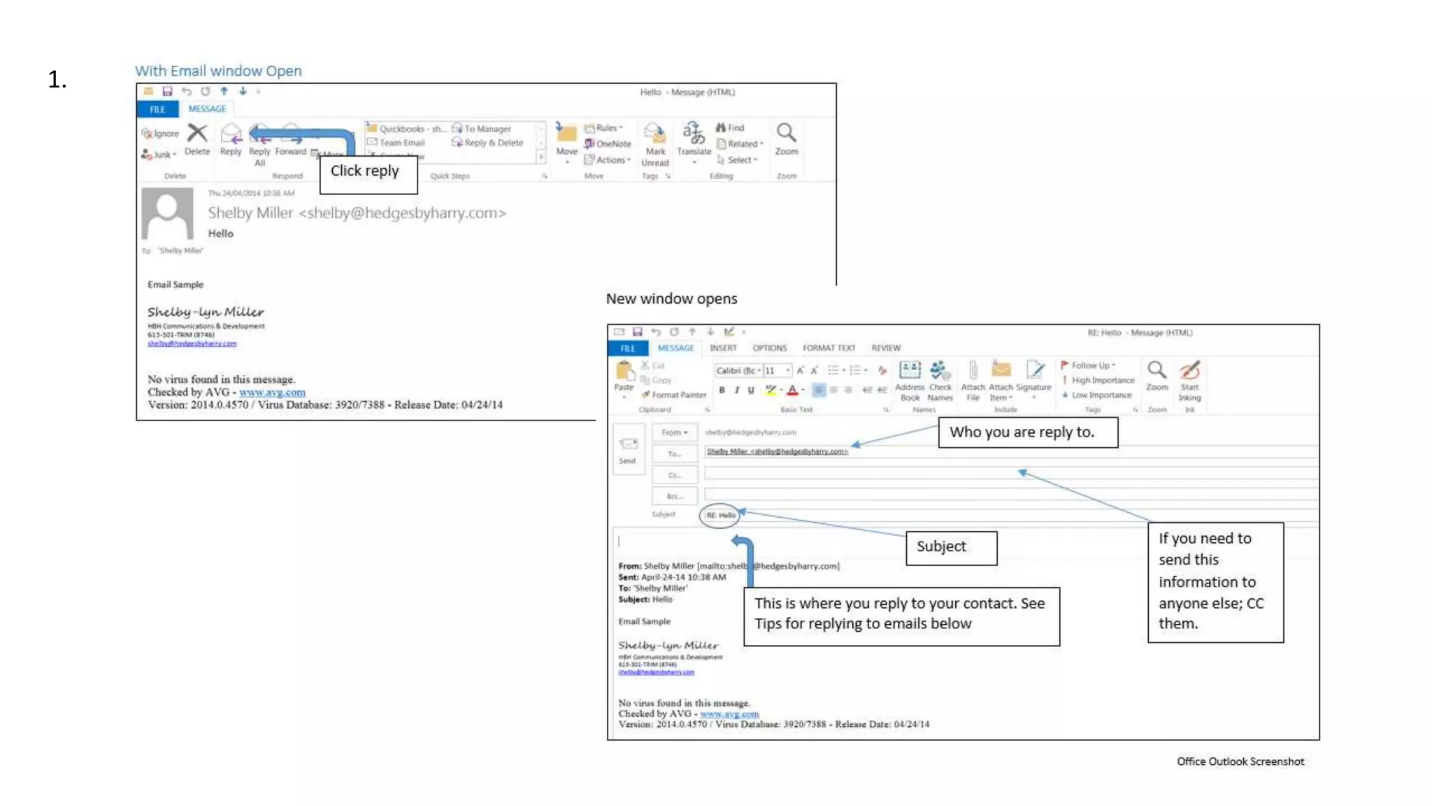 Using Office Outlook: Module 1 Emails | PPT