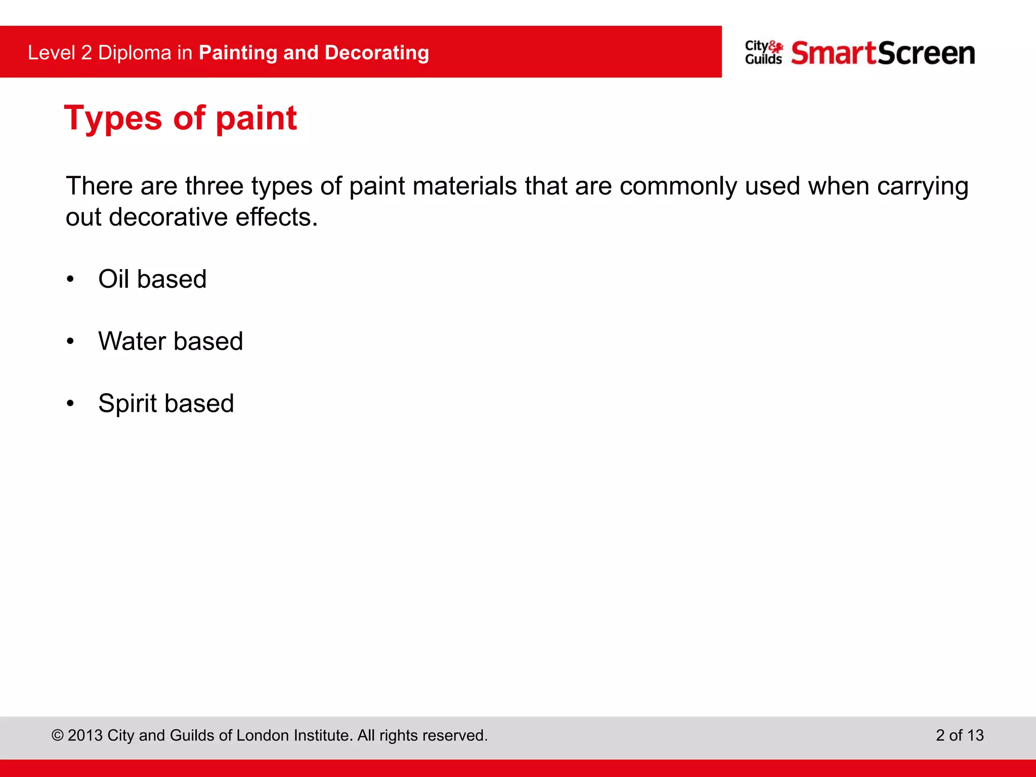 Using paints and solvents safely and correctly 3 | PPT