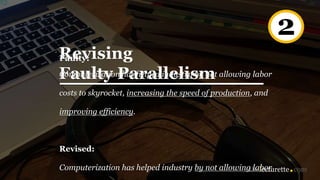 Using Parallelism in Writing | PPTX