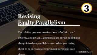 Using Parallelism in Writing | PPTX | Sports