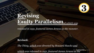 Using Parallelism in Writing | PPTX | Sports