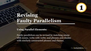 Using Parallelism in Writing | PPTX