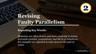 Using Parallelism in Writing | PPTX