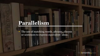 Using Parallelism in Writing | PPTX