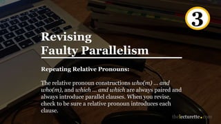Using Parallelism in Writing | PPTX