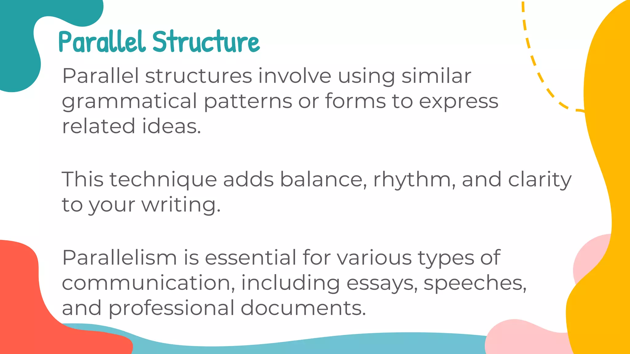 USING PARALLEL STRUCTURE.pptx